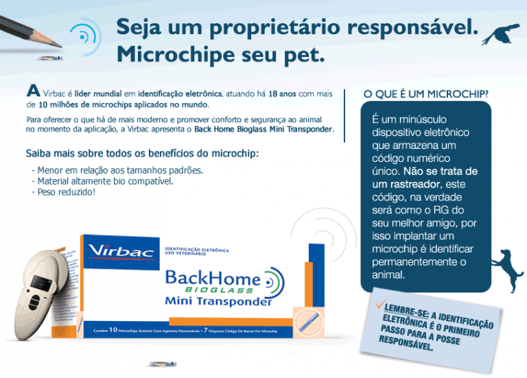 Identificação Animal por Microchipagem - CenterVet
